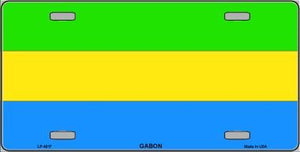 Gabon | License Plate | World Flags Direct