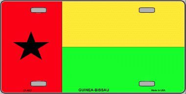 Guinea-Bissau | License Plate | World Flags Direct