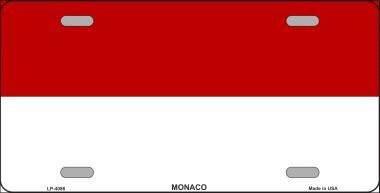 Monaco | License Plate | World Flag Car Decorations On Sale | World ...