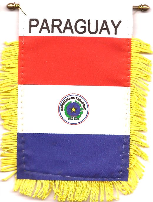 Paraguay Mini Window Banner | World Flags Direct