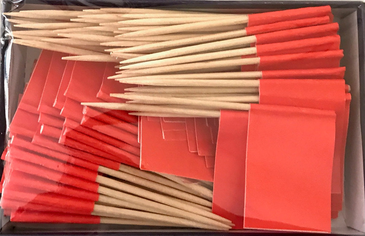 Solid Color Toothpick Flags | World Flags Direct