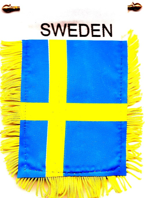 Sweden Mini Window Banner | World Flags Direct