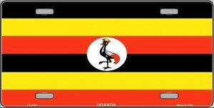 Uganda Flag License Plate | World Flags Direct