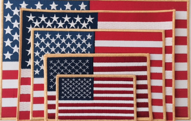 American Flag Patches - Large Sizes | World Flags Direct