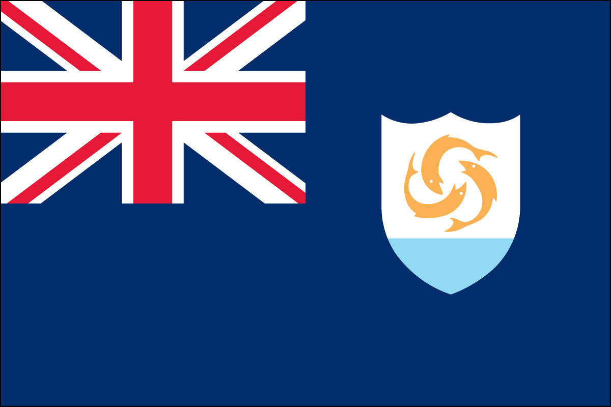 Anguilla | Country Flag | 3′x5′ Polyester Flags | World Flags Direct