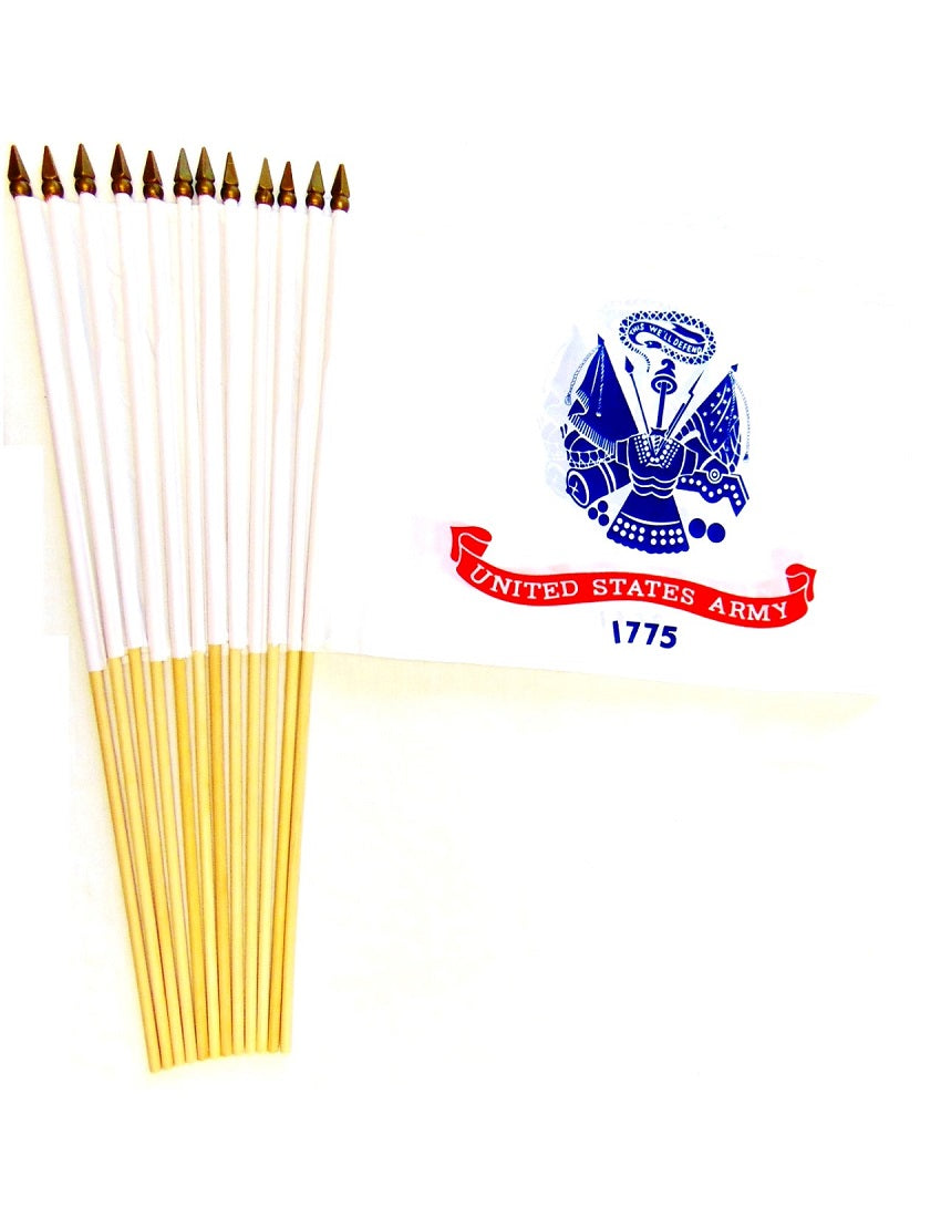 Army Stick Flag | 12″x18″ Polyester | Buy Online | World Flags Direct