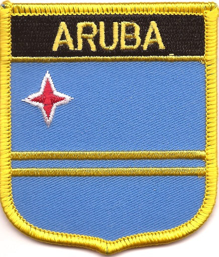 Aruba | Shield Flag Patch | World Flags Direct