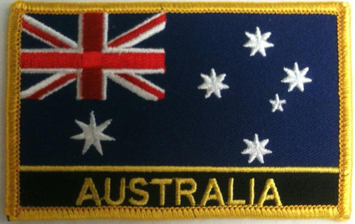 Australia | Flag Patch with Name | World Flags Direct