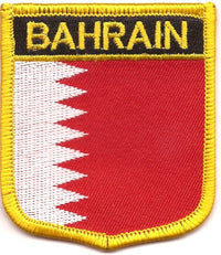Bahrain | Shield Flag Patch | World Flags Direct