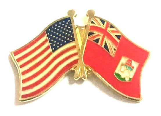 Bermuda | Double Flag Pin | World Flags Direct