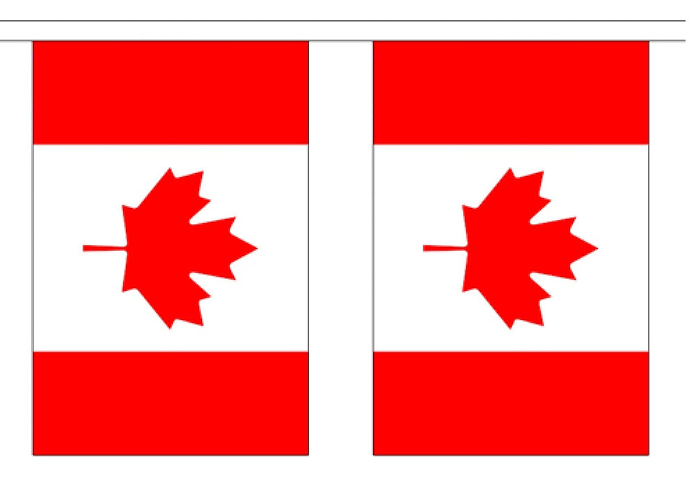 Canada String Flag Bunting | World Flags Direct