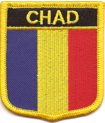 Chad | Shield Flag Patch | World Flags Direct