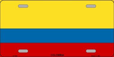 Colombia | License Plate | World Flags Direct