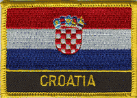 Croatia | Flag Patch with Name | World Flags Direct