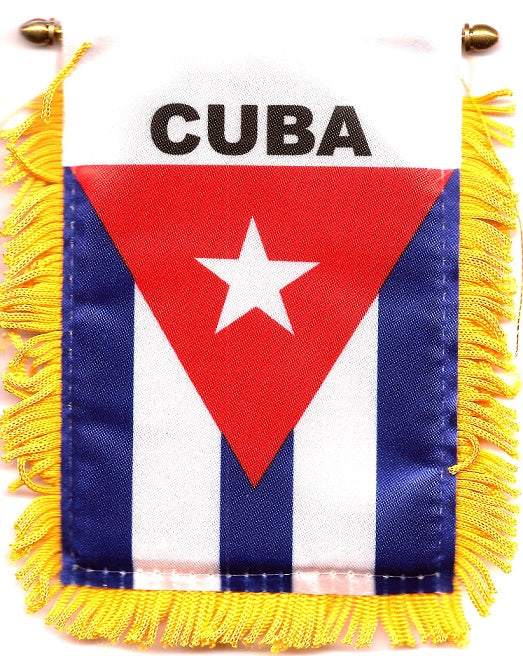 Cuba Mini Window Banner | World Flags Direct