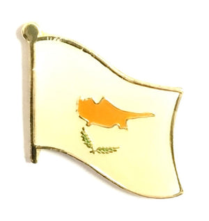Cyprus | Single Flag Pin | World Flags Direct
