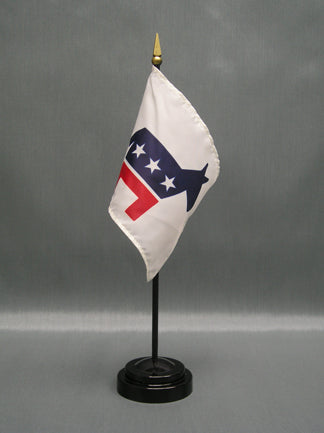 4"x6" Democratic Donkey desk flag | World Flags Direct