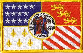 Detroit | City Flag Patch | World Flags Direct