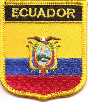 Ecuador | Shield Flag Patch | World Flags Direct