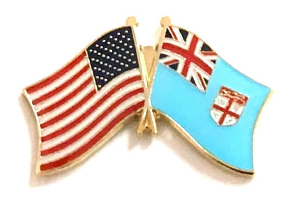 Fiji | Double Flag Pin | World Flags Direct