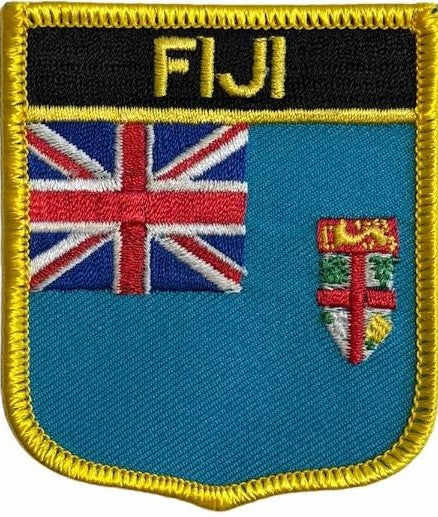 Fiji | Shield Flag Patch | World Flags Direct