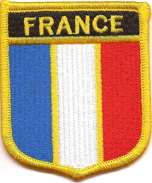 France | Shield Flag Patch | World Flags Direct