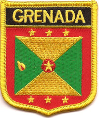 Grenada | Shield Flag Patch | World Flags Direct