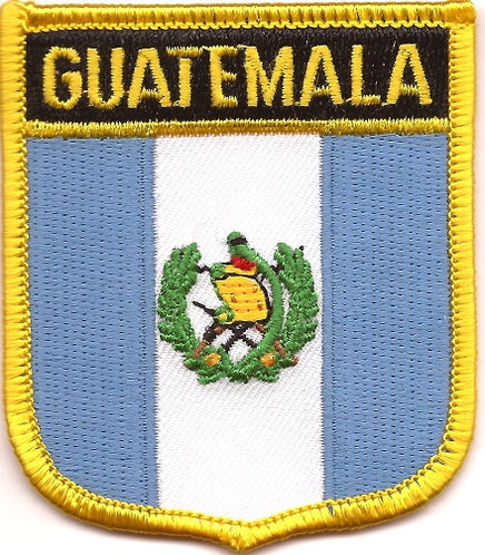 Guatemala | Shield Flag Patch | World Flags Direct