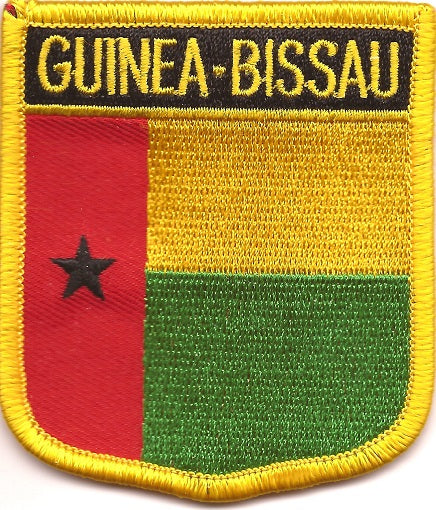 Guinea-Bissau | Shield Flag Patch | World Flags Direct