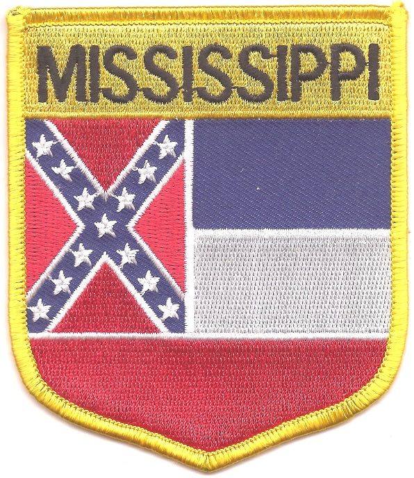 Mississippi | Shield Flag Patch | World Flags Direct