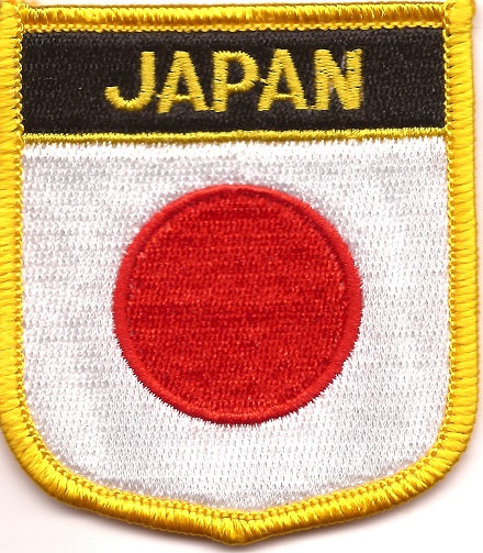 Japan | Shield Flag Patch | World Flags Direct