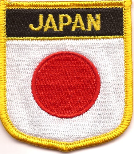 Japan | Shield Flag Patch | World Flags Direct