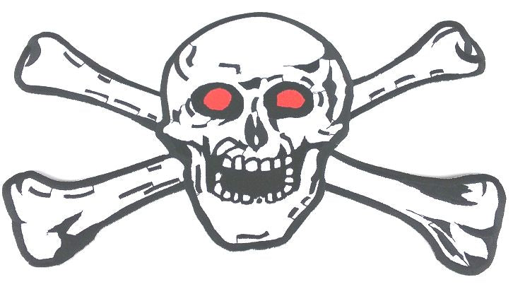 Jolly Roger Red Eye Pirate Patch | World Flags Direct