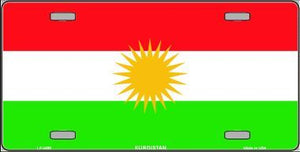 Kurdistan | License Plate | World Flag Car Decorations On Sale | World ...