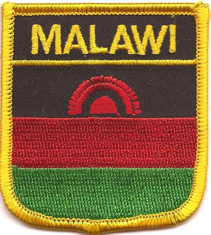 Malawi | Shield Flag Patch | World Flags Direct