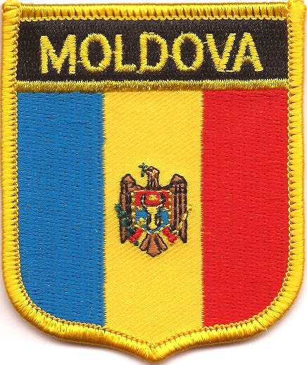 Moldova | Shield Flag Patch | World Flags Direct