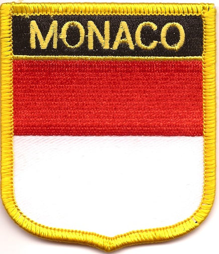 Monaco | Shield Flag Patch | World Flags Direct