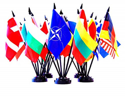 Miniature World Flag Assortment #22 - NATO | World Flags Direct