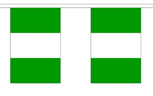 Nigeria String Flag Bunting | World Flags Direct