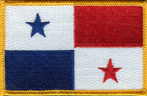 Panama | Flag Patch 3.5" x 2.25" | World Flags Direct