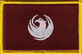High Quality Discount 3.5" x 2.5" Inch Rectangle Phoenix Flag ...