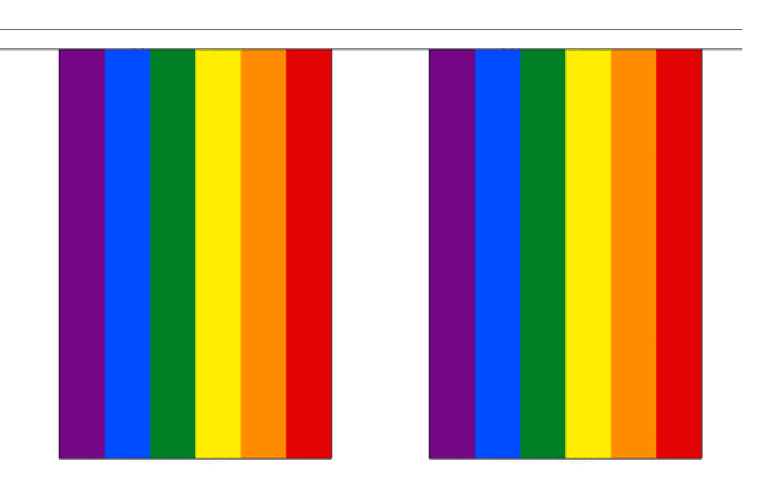 Rainbow String Flag | World Flags Direct