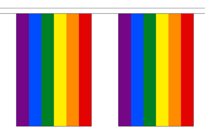 Rainbow String Flag | World Flags Direct