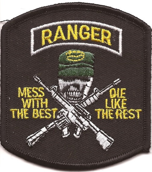 Ranger Mess With The Best Flag Patch | World Flags Direct
