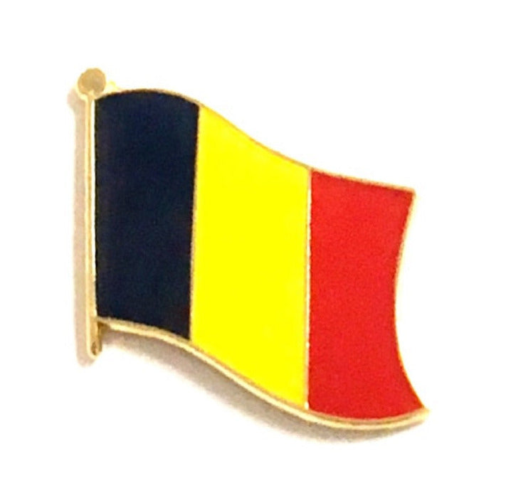 Romania | Single Flag Pin | World Flags Direct