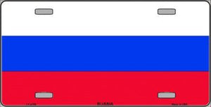 Russia | License Plate | World Flag Car Decorations On Sale | World ...