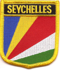 Seychelles | Shield Flag Patch | World Flags Direct