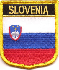 Slovenia | Shield Flag Patch | World Flags Direct