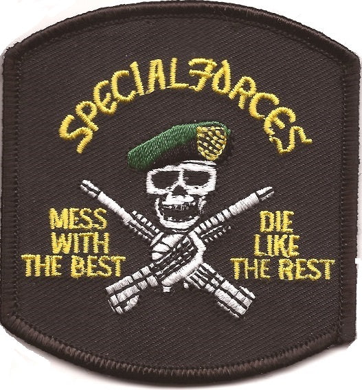 Special Forces Mess With The Best Patch | World Flags Direct