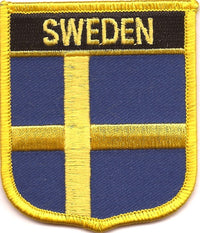 Sweden | Shield Flag Patch | World Flags Direct